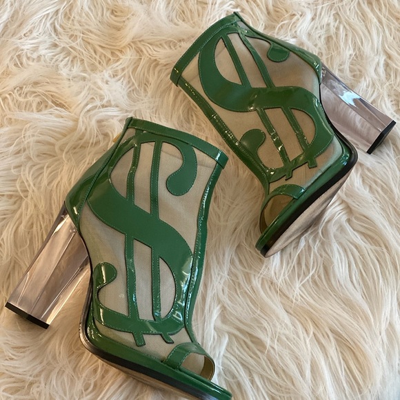 Katy Perry Collections | Shoes | Katty Perry Mesh Lucite Heel Ankle ...